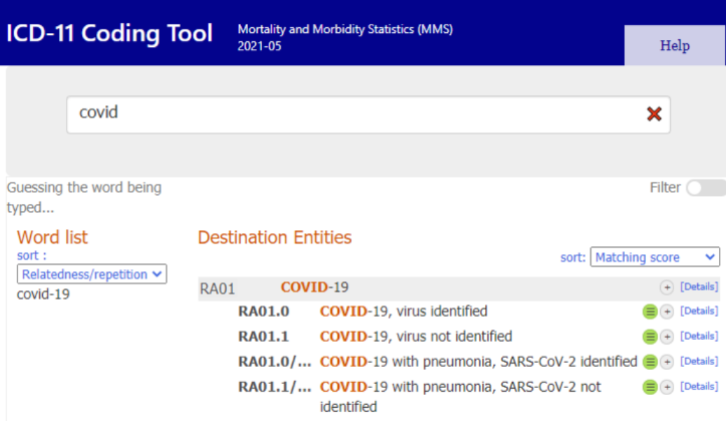 Busque de forma correta os códigos da CID-11!